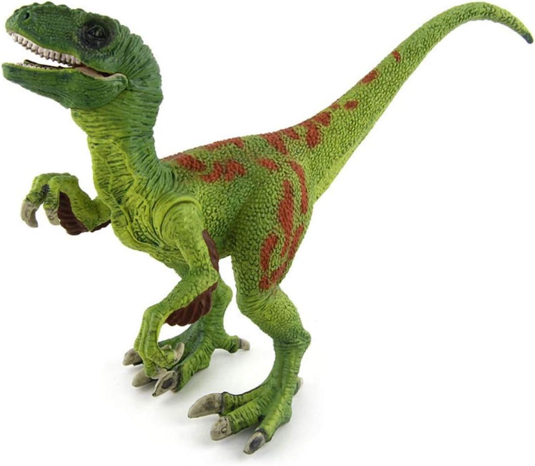 Amazon.com: Dinosaur Toy Velociraptor Figurine with Moving Jaw and ...