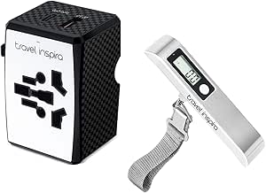 Amazon.com: Travel Inspira Worldwide Travel Adapter Digital Luggage ...