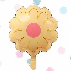 Amazon.com: Gallasy 5PCS Daisy Flower Foil Balloon, Helium Daisy ...