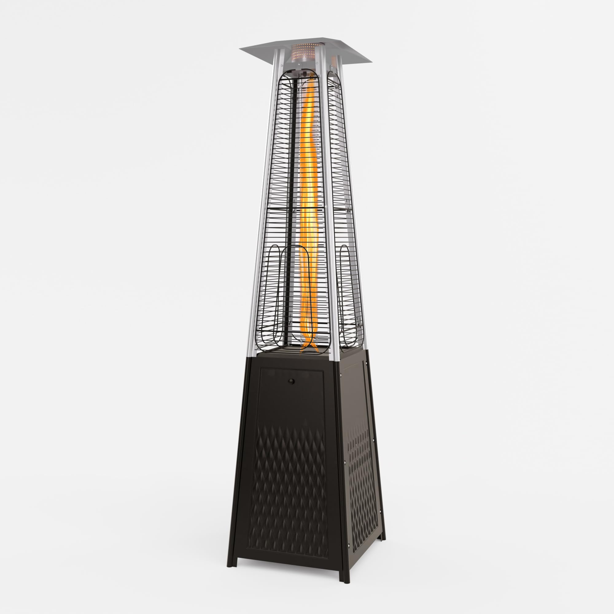 Amazon.com: Gotland 55,000 BTU Outdoor Patio Heater with Wheels and ...