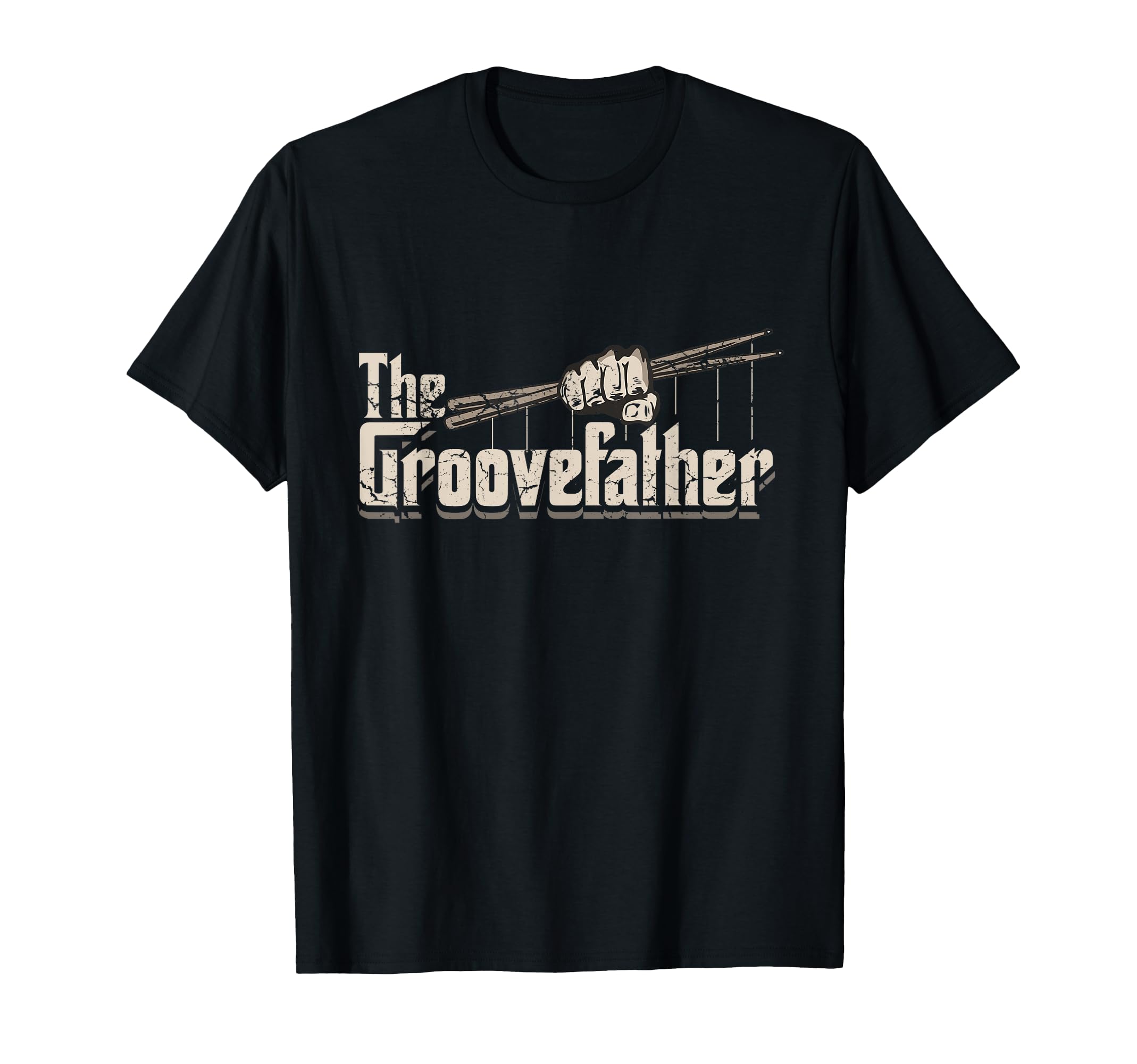 Amazon.com: The Groovefather Vintage Drums Drumming Gifts Band Drummer ...