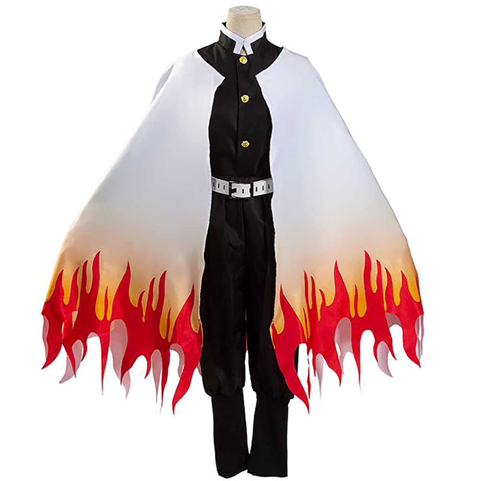 Buy Demon Slayer Kimetsu No Yaiba Anime Costume For Rengoku Kyoujurou ...