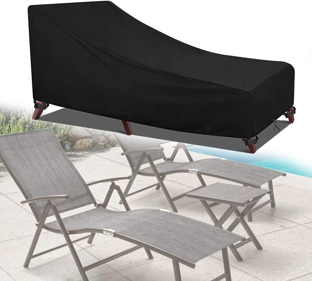 Amazon.com: Waterproof Patio Lounge Chair Cover Heavy Duty Outdoor ...