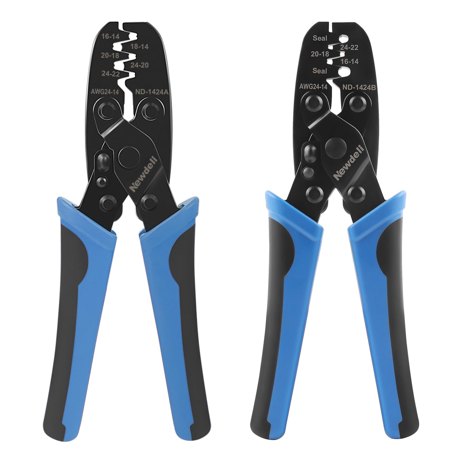Newdeli Open Barrel Crimping Tool AWG24-14 Molex Crimper Tool Weather ...