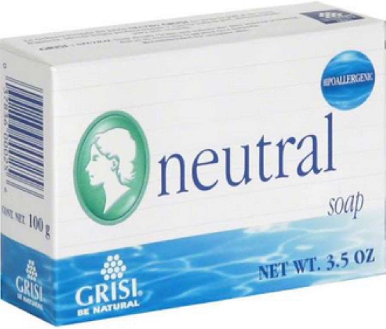 Amazon.com : 12pk - Neutral Soap - Jabon Neutro - Grisi (3.5 Oz. X 12 ...
