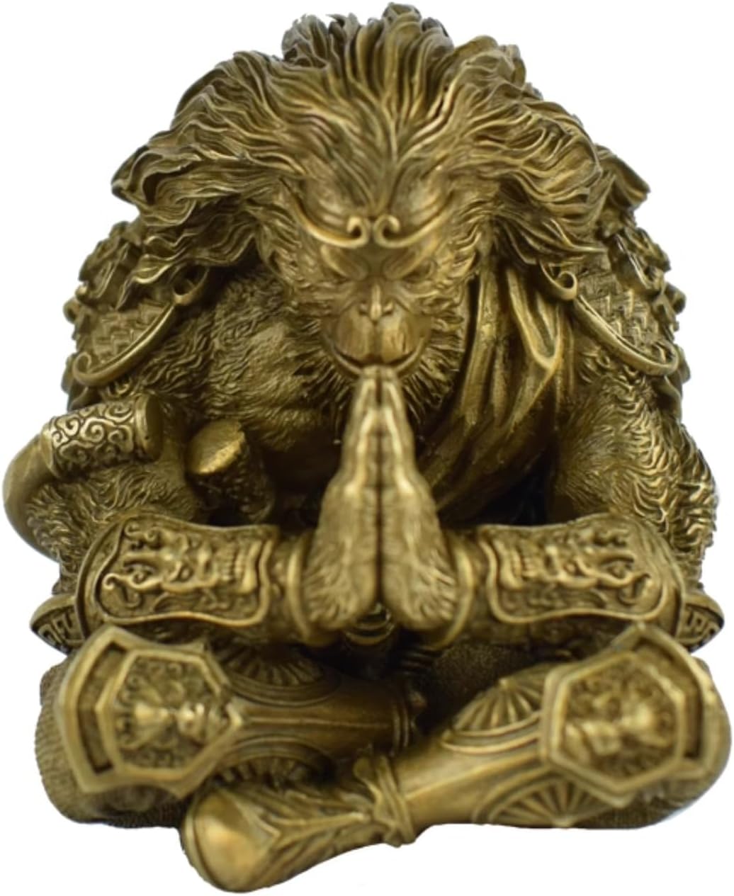Amazon.com: Brass Monkey King Miniature Figurines,Bronze Sun Wukong ...