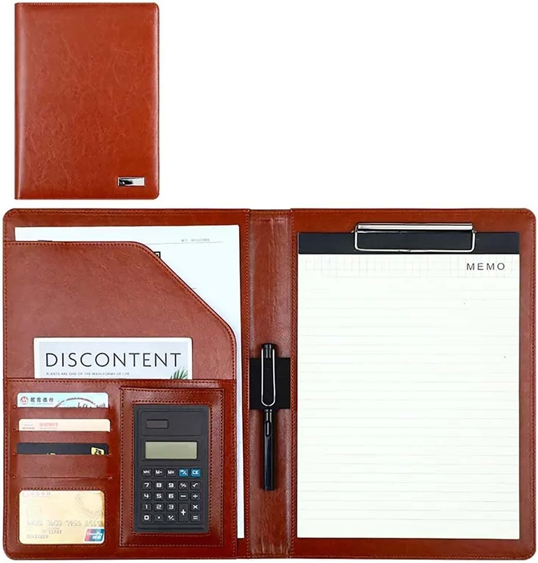 Amazon.com: A4 Portfolio Binder Organizer Folder Business Folder PU ...