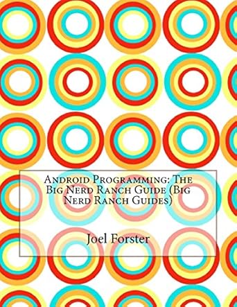 Buy Android Programming (Big Nerd Ranch Guides) Book Online at Low ...