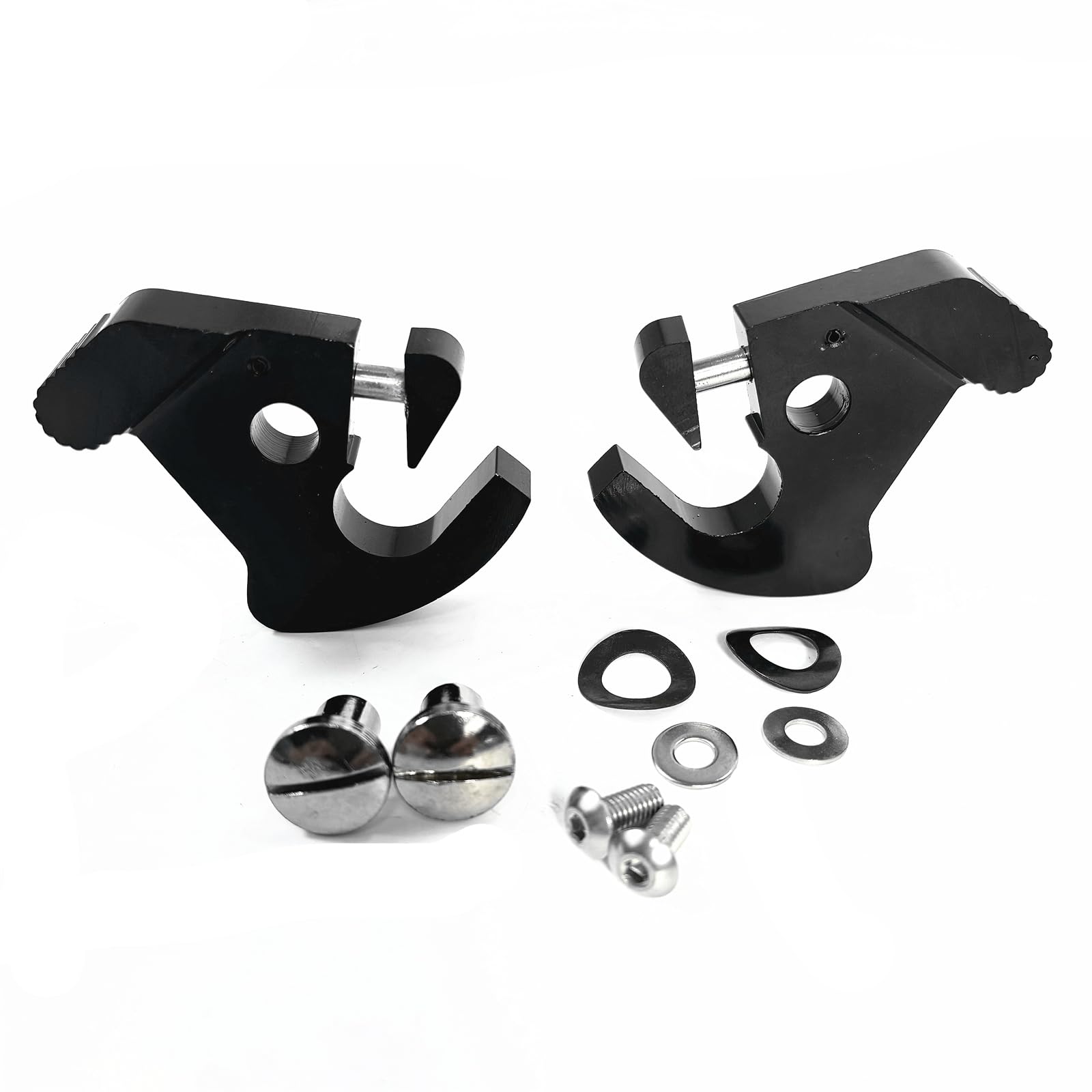 Snapklik.com : Black Mounting Luggage Rack Sissy Bar Docking Latch ...