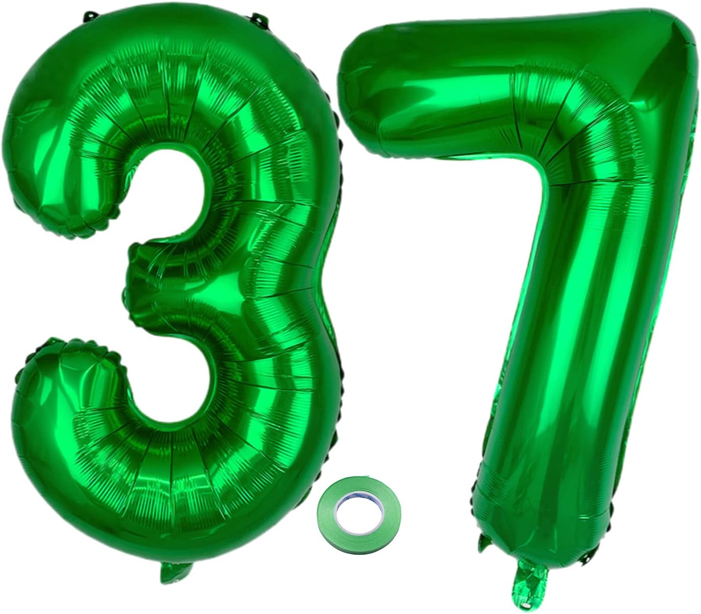 Amazon.com: Shikuer Number 37 Balloons 32 Inch Digital Balloon Alphabet ...
