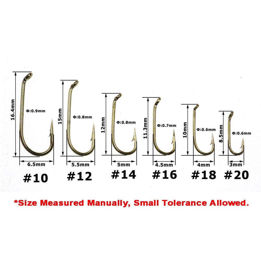 Fly Fishing Size Chart Fulling Mill Packet Hooks FM Ultimate Dry Fly