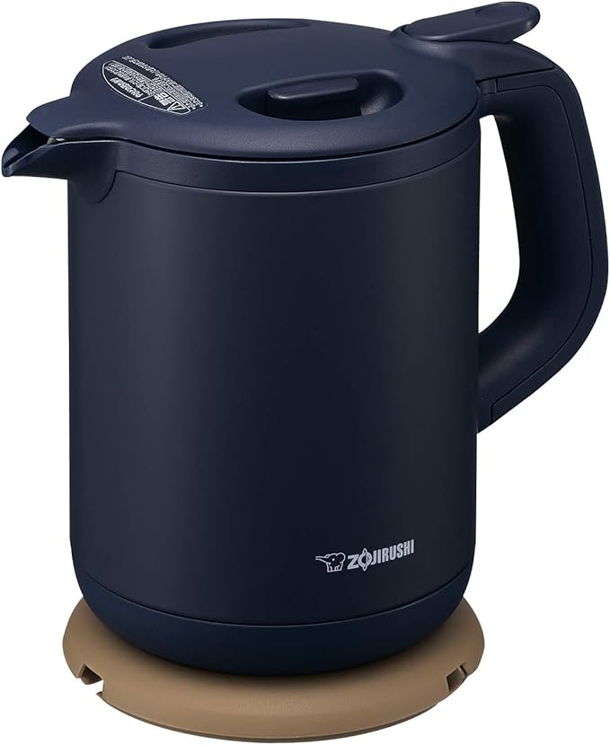 Amazon | 象印 電気ケトル 0.8L 沸騰後1時間90℃保温 ネイビー CK-AJ08-AD | 象印マホービン(ZOJIRUSHI) | ホーム＆キッチン 通販