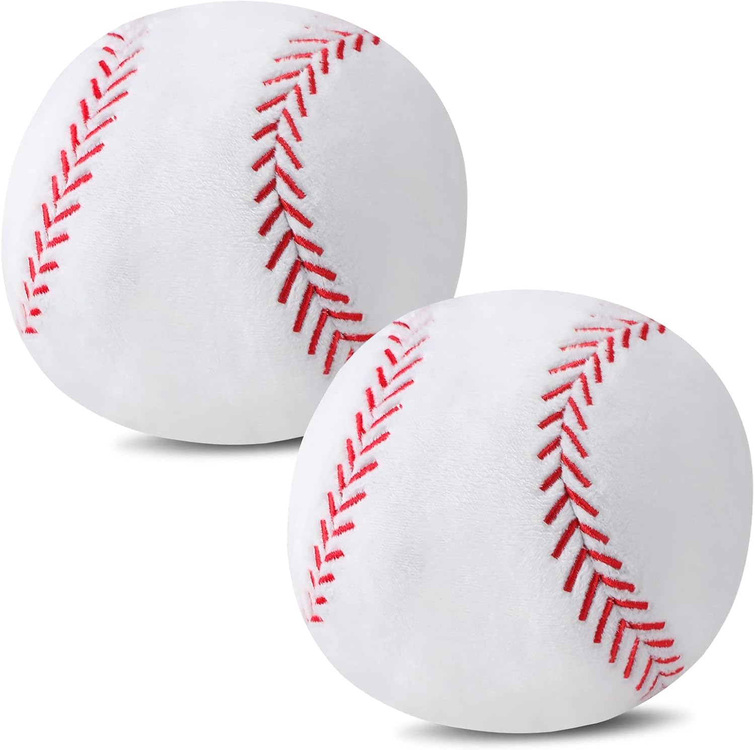 Amazon.com: HyDren 2 Pcs Plush Baseball Football Basketball Soccer ...