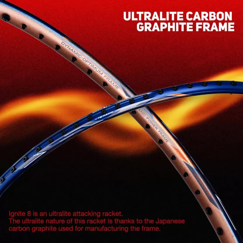 Snapklik.com : Li-Ning Ignite 8 Badminton Racket 5U G6 77 Grams