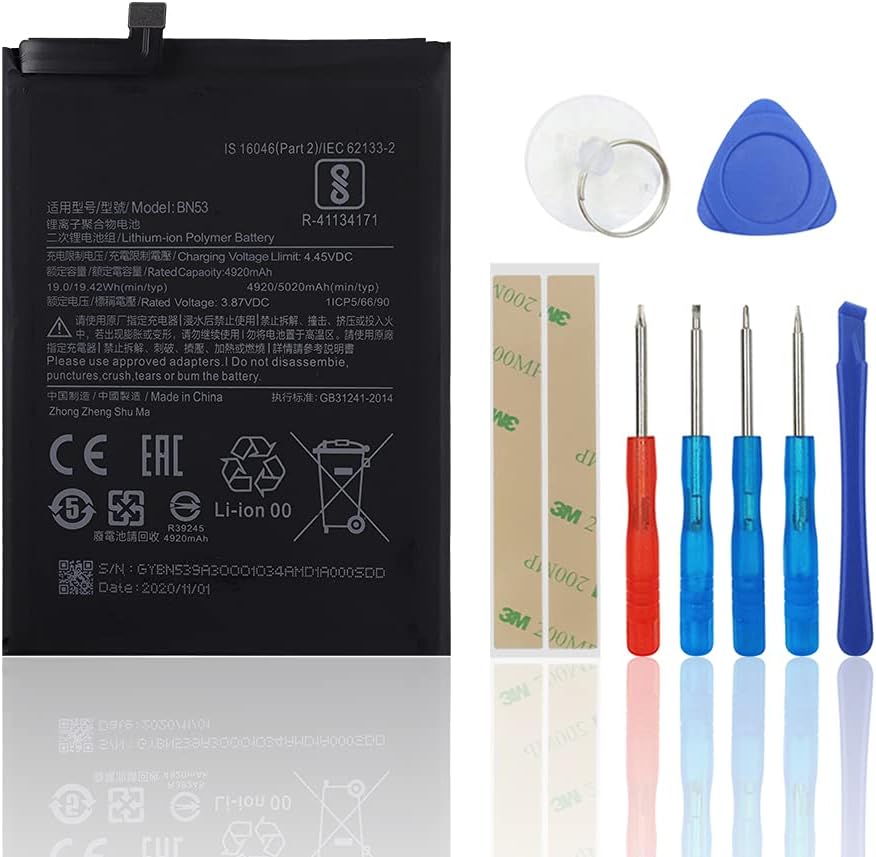 Amazon.com: GREEN FUSION Only for Mi 9T Replacement Battery, BP41 ...