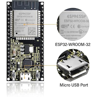 Buy KEYESTUDIO Mini ESP32 Development Board with ESP-WROOM-32 Microcontroller Dual-Mode WiFi ...