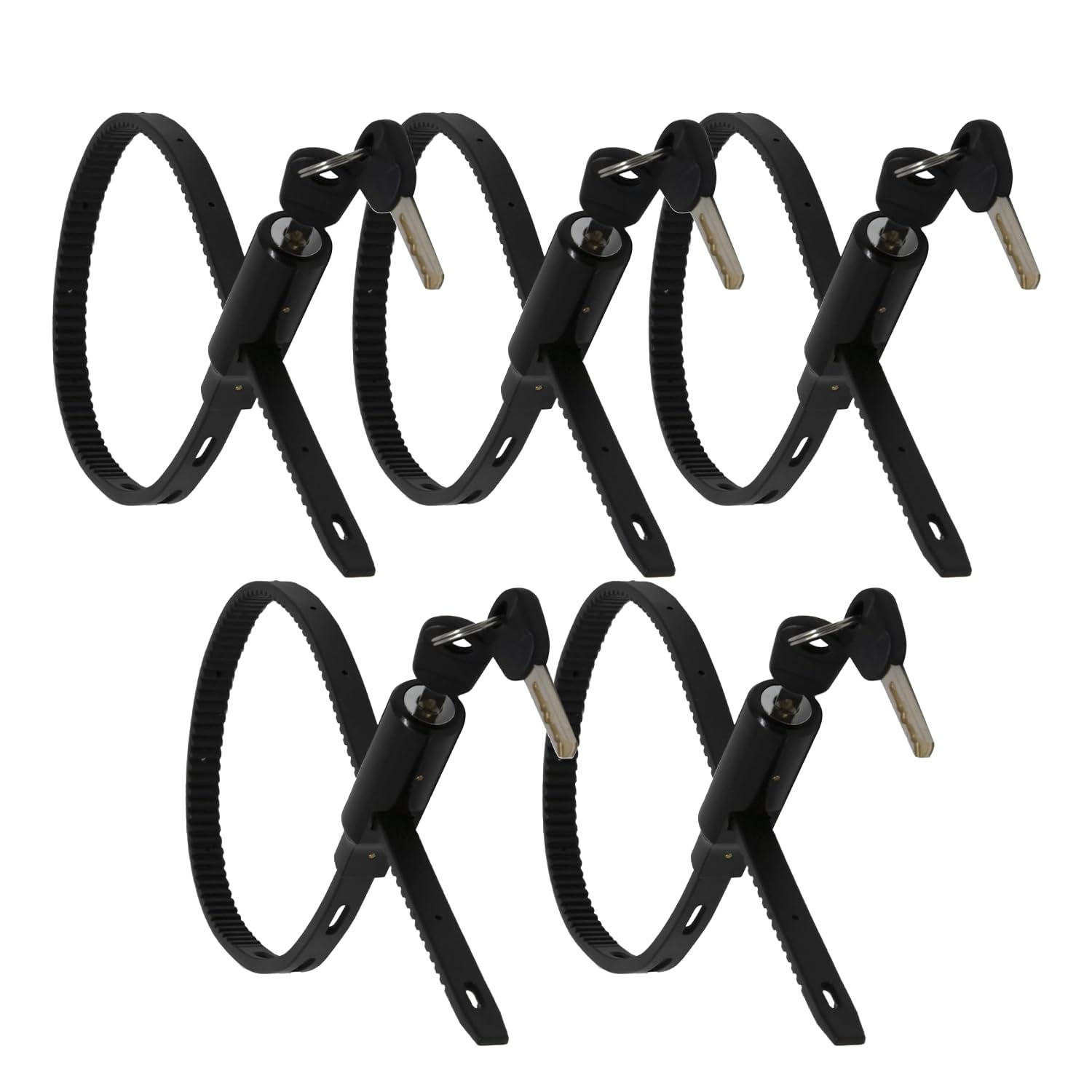 Urban August Adjustable Zip Tie Lock for Refrigerator Door Cabinet Bike ...