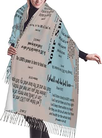 Prayer Healing Inspirational Scripture Bible Verse Religious Scarf ...
