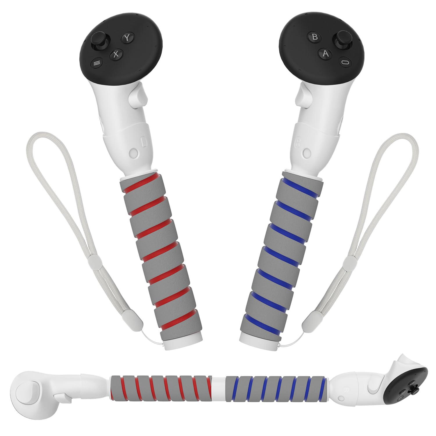 Amazon.com: Handles Extension Grips for Quest 3/Quest 3S Controller ...