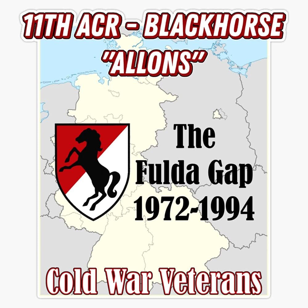 Amazon.com: U.S. Army 11th ACR (Armored Cavalry Regiment) Vinyl Decal ...