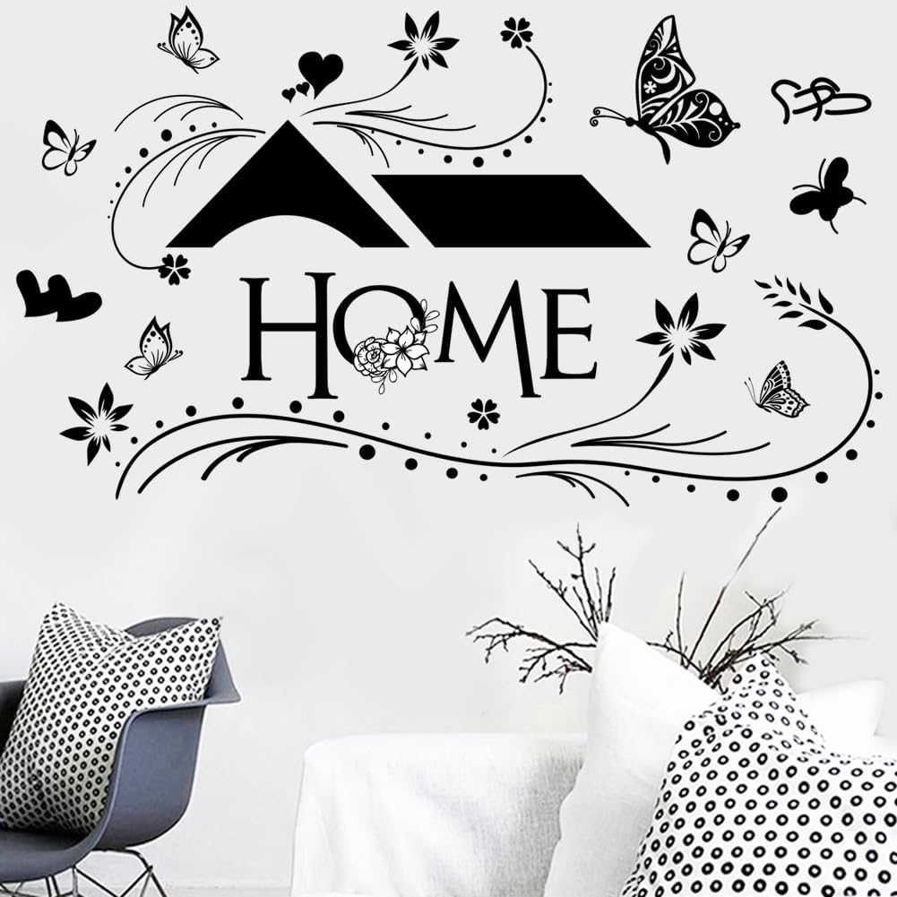 Amazon.com: Home Wall Decor Letter Signs Home Decorations Wall Stickers ...