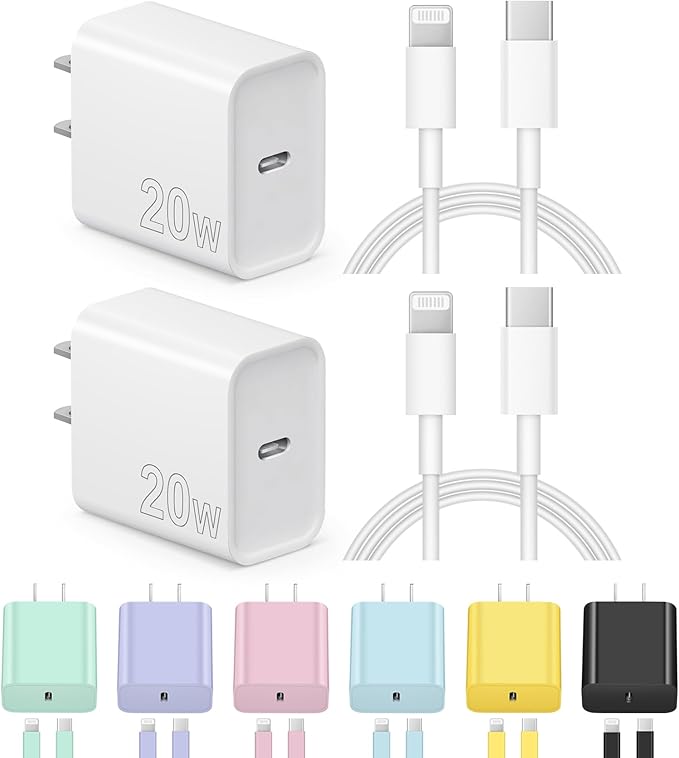 Amazon.com: iPhone Charger Fast Charging USB C Charger Block Type C ...