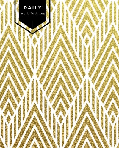 Amazon.com: Daily Work Task Log: Gold Cover | Track Your Tasks ...
