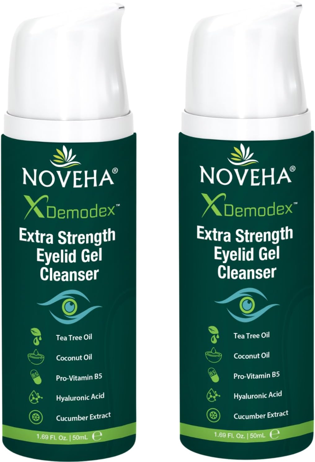 Amazon.com: NOVEHA Demodex Extra Strength Eyelid Gel Cleanser - for ...