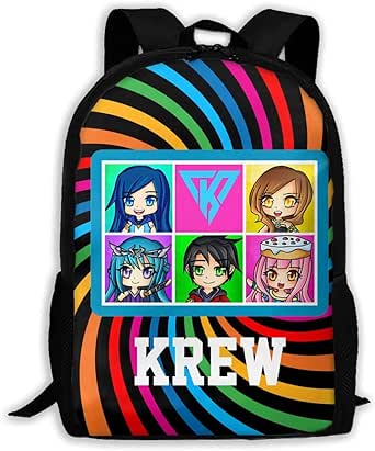 Fashion Kids Schoolbags Its_Funneh Backpack Book Bag Holder Travel Back ...