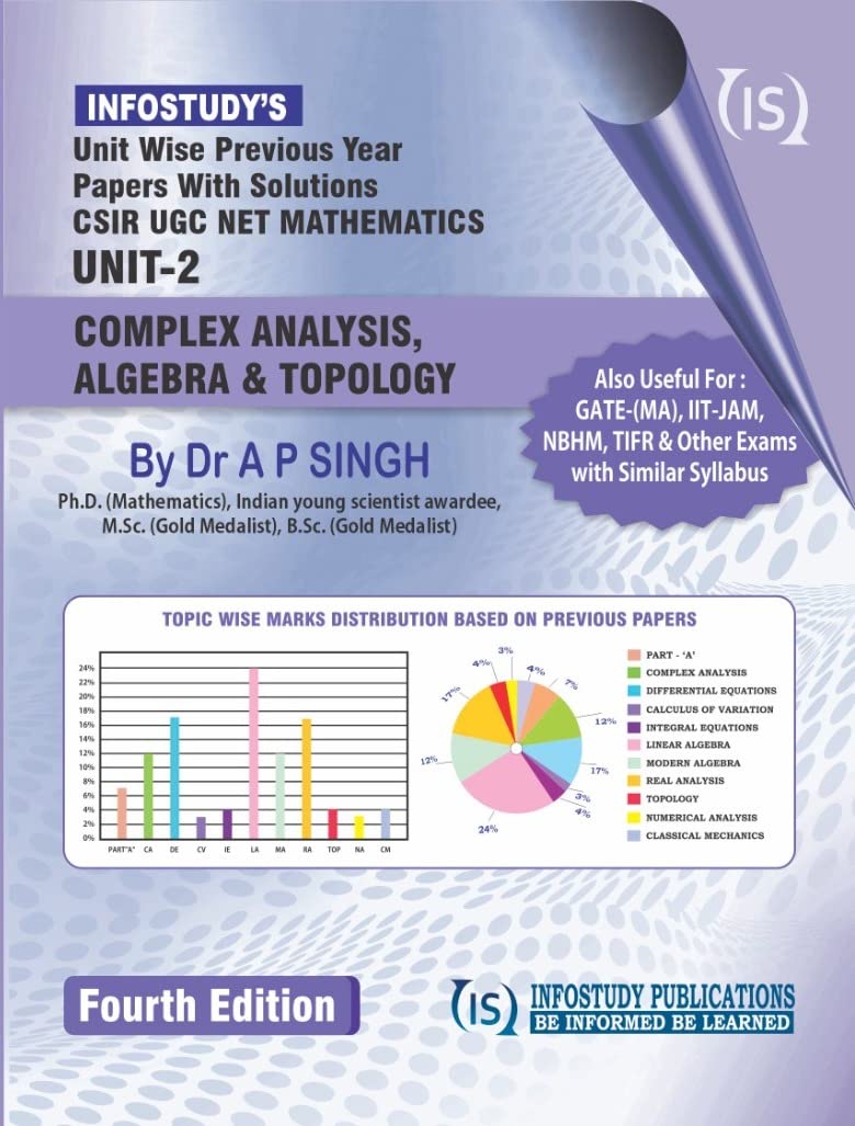 Buy Unit-Wise Previous Year Papers with Solutions Csir UGC Net Mathematics Unit-2 Book Online at ...