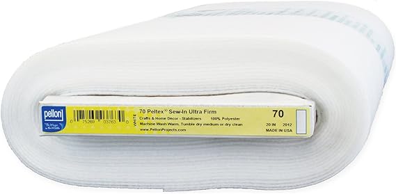 Amazon.com: Peltex Sew-in Interfacing 20" X10yds-White