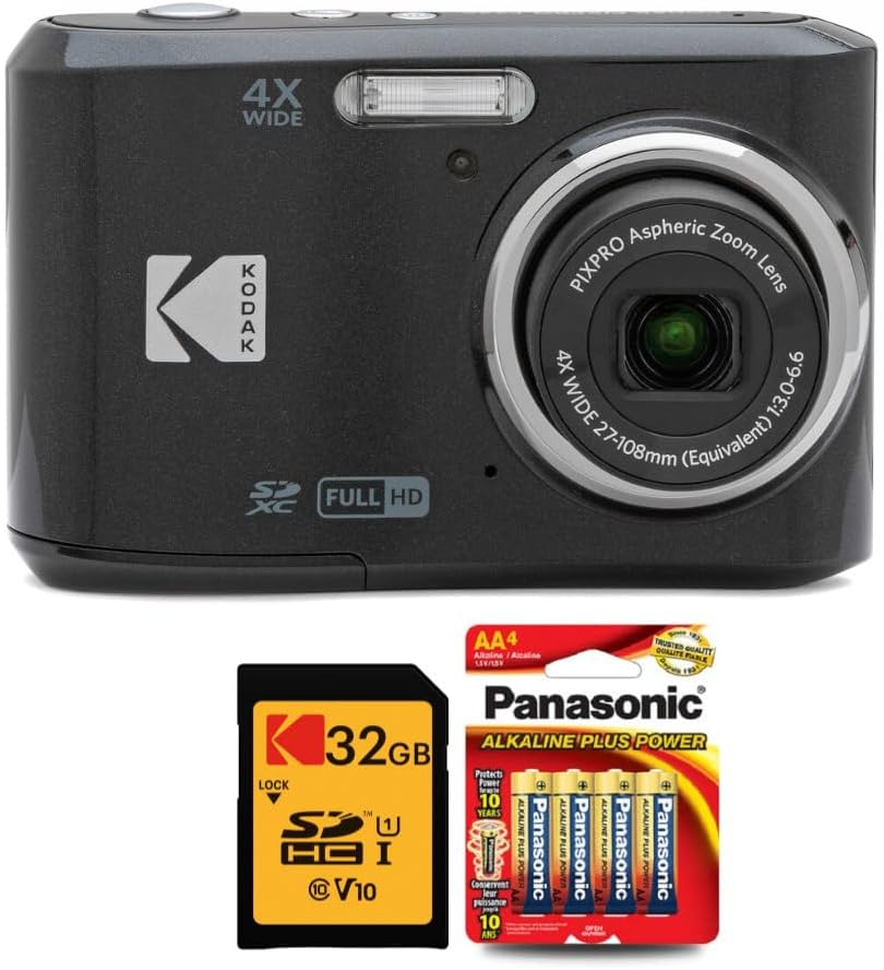Amazon.com : KODAK PIXPRO FZ45-BK 16MP Digital Camera 4X Optical Zoom ...