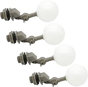 PKNYBZH 4Pieces Automatic Water Float Valve for Water Tank, Swimming ...