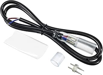 Amazon.com: Brilliant Brand Lighting Black LED Rope Light Power Cord ...