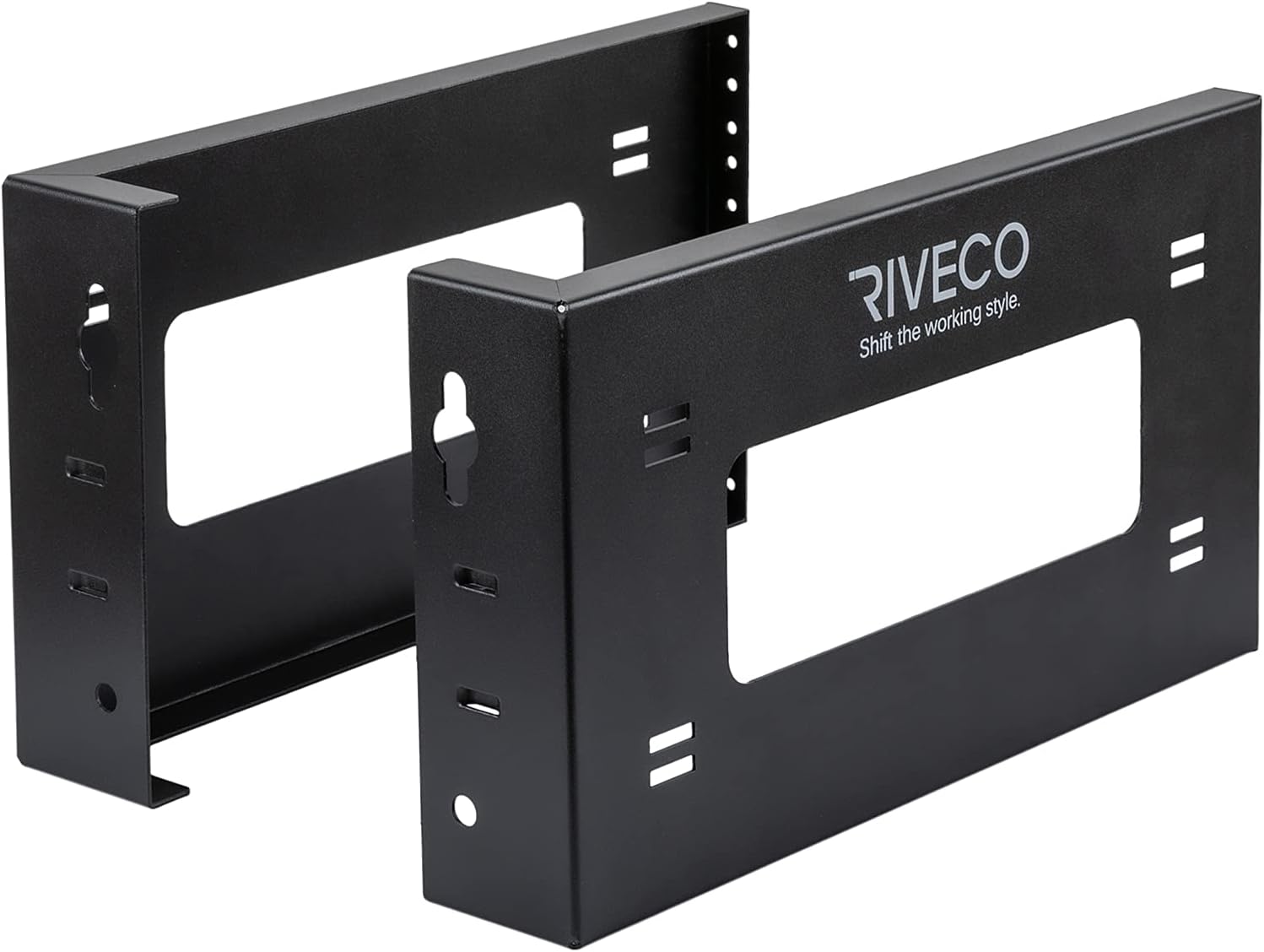 Amazon.com: RIVECO 4U Open Frame Rack Wall Mount & Desktop Mount, No ...