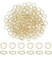 PandaHall Elite 1 Box 6 Colors About 1300 Pcs Iron Plated Jump Rings ...