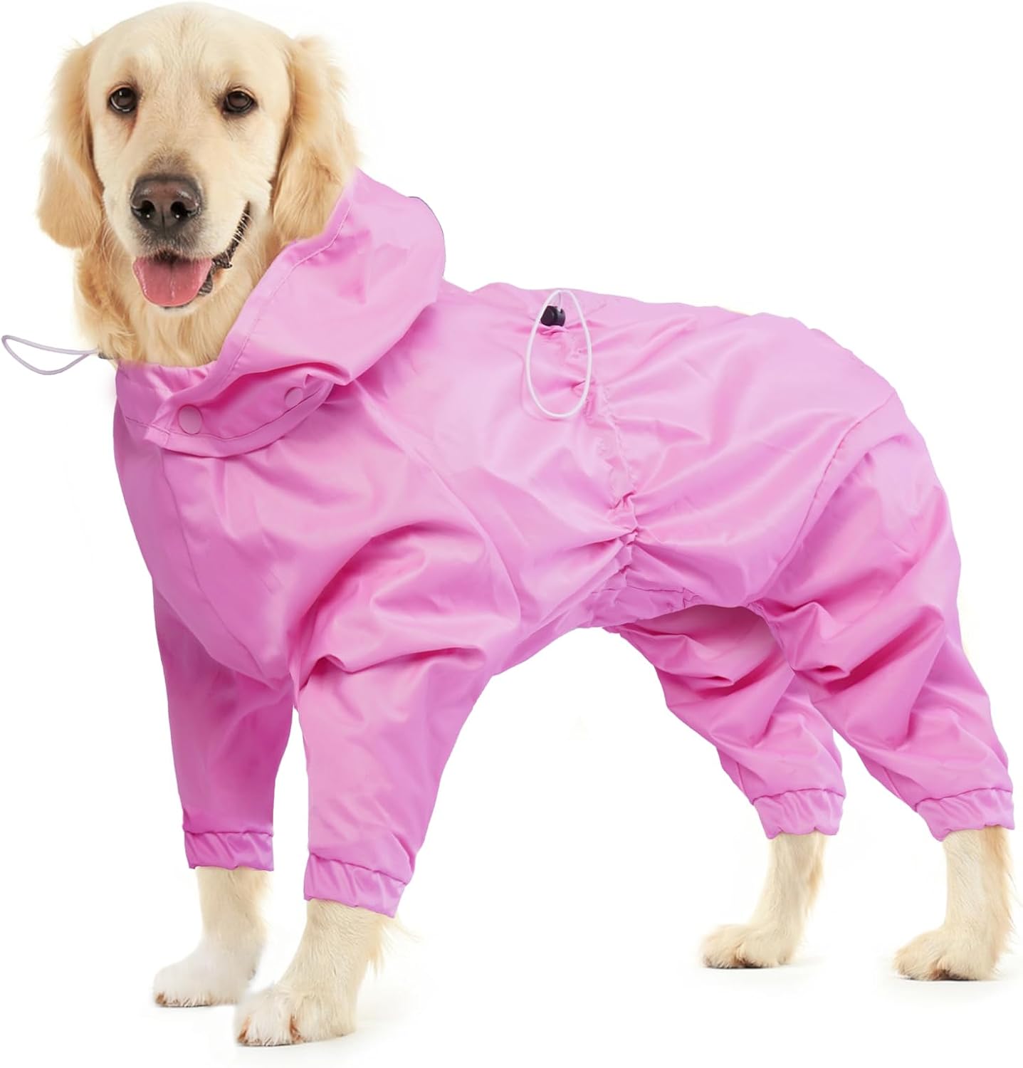 Amazon.com : BRKURLEG Dog Raincoat, 4 Legs Dog Rain Jacket for Large ...