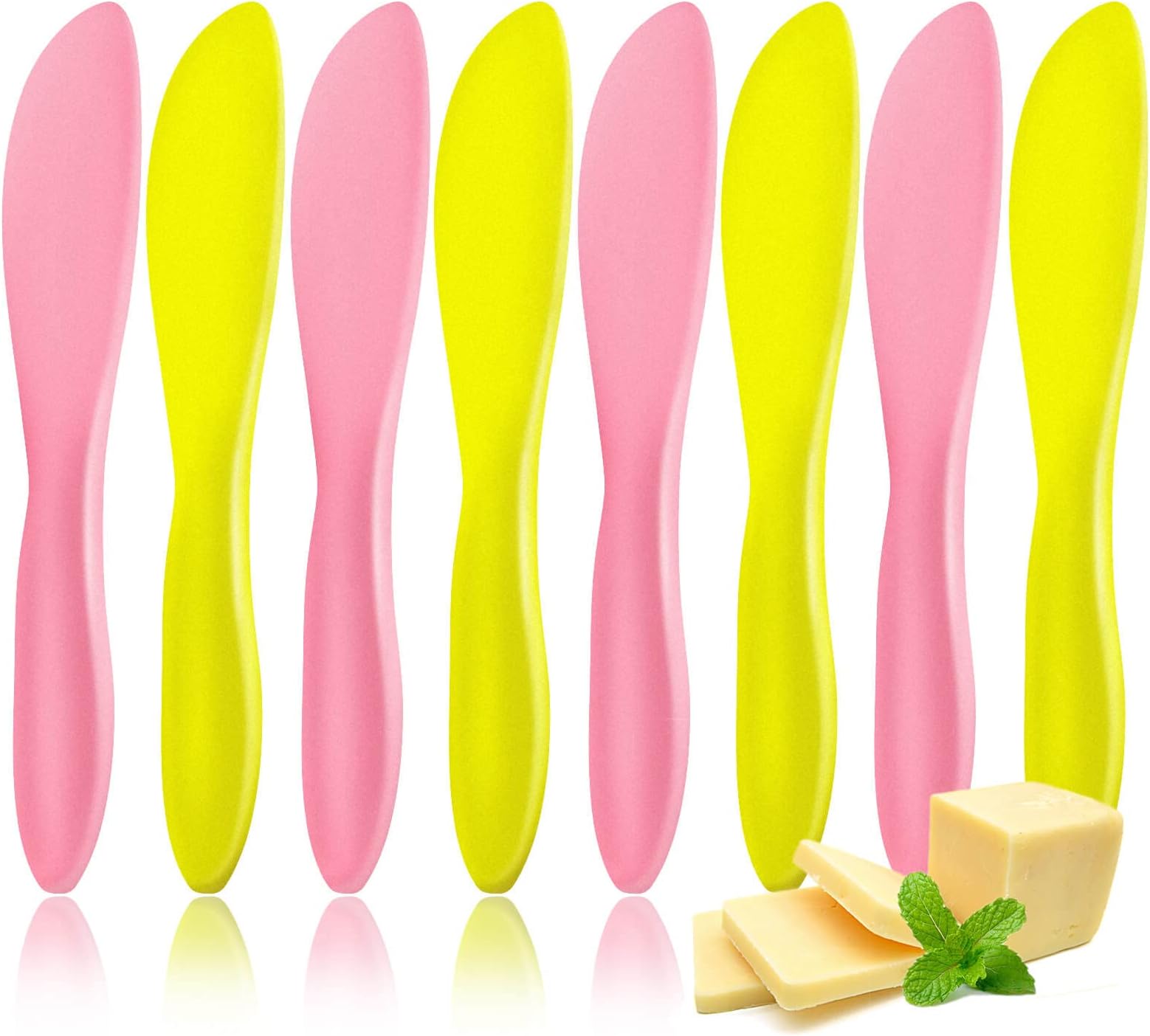 Amazon.com: Angelduck 5Pcs Wooden Butter Knife Cheese Spreader, 6 ...