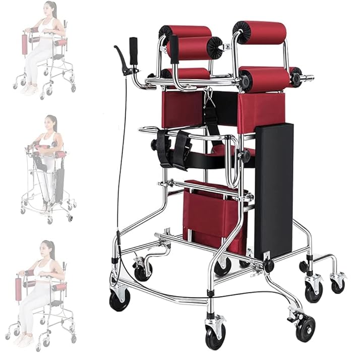 Buy QinGXun Walkers/Standing Walking Aid, Aid Stand Frame with Seat ...