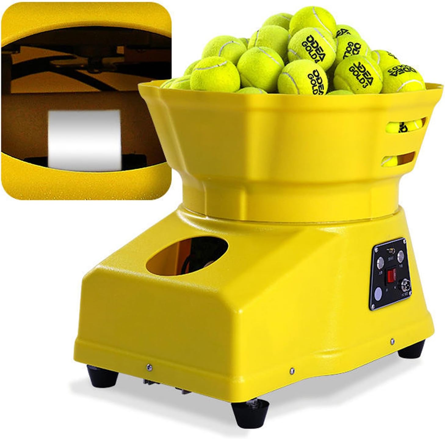 Tennis Ball Machine, Tennis Ball Tosser 7-speed speed adjustment ...