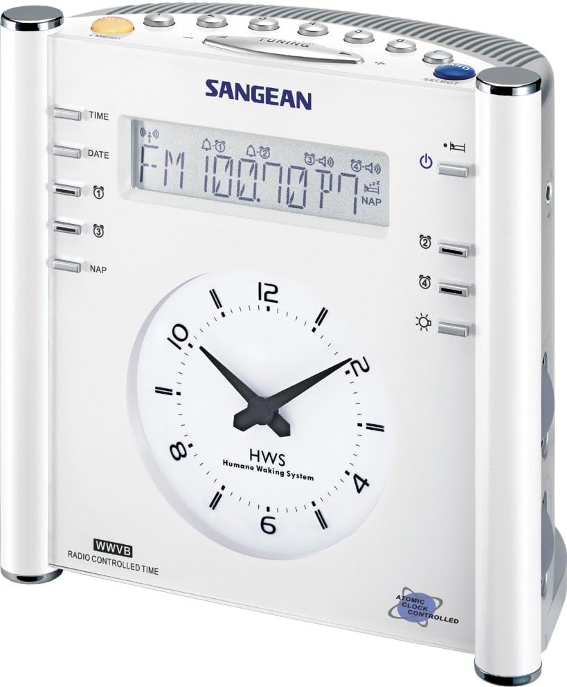 Amazon.com: Sangean HDR-15 AM/FM Digital Tuning Clock Radio with USB ...