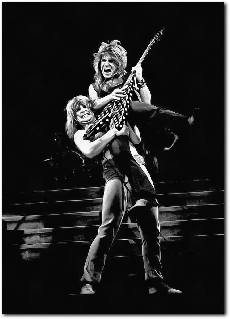 Amazon.com: Wall Décor Randy Rhoads Live Tribute Canvas Poster (13 x 19 ...