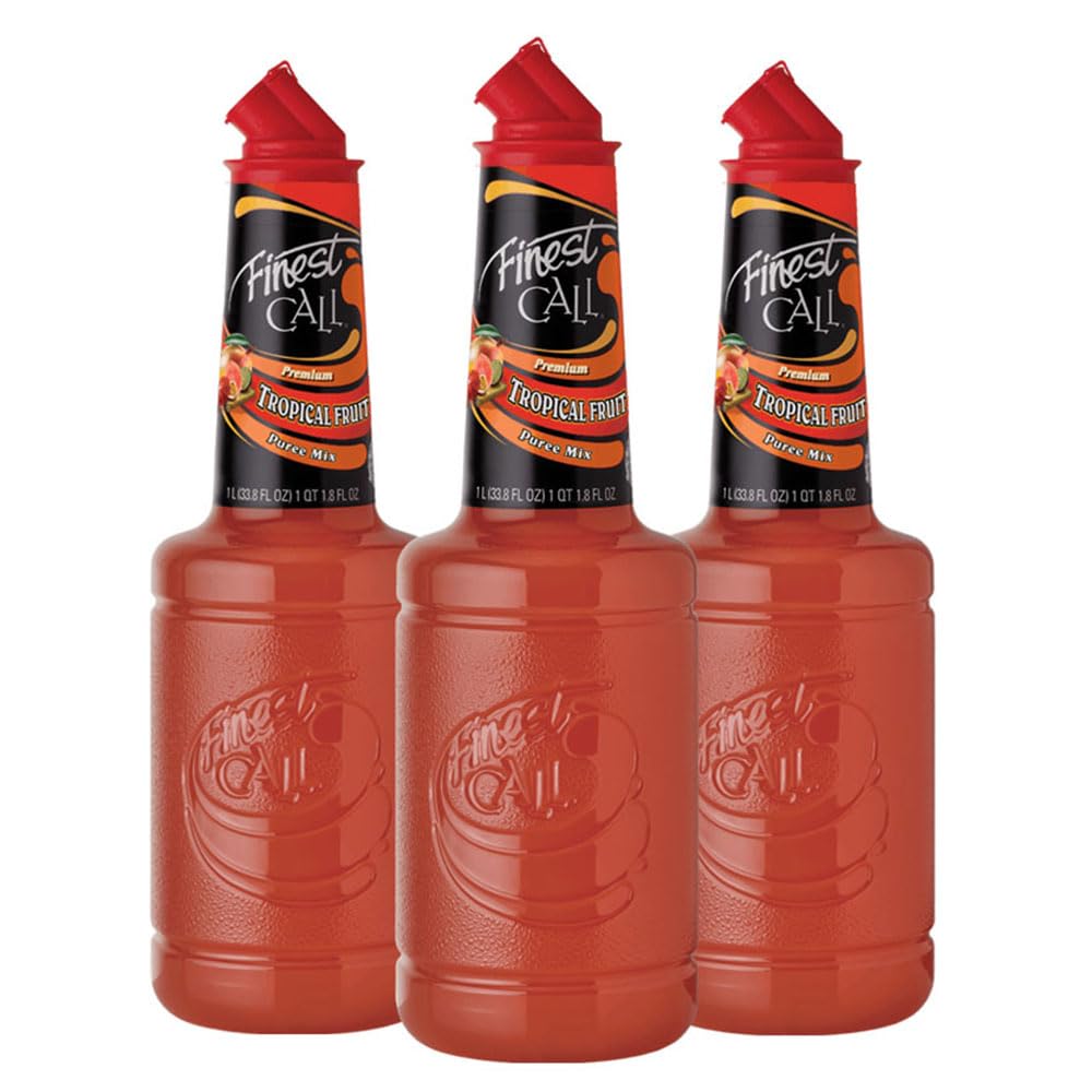 Amazon.com : Finest Call Premium Tropical Fruit Puree, 1 Liter Bottle ...