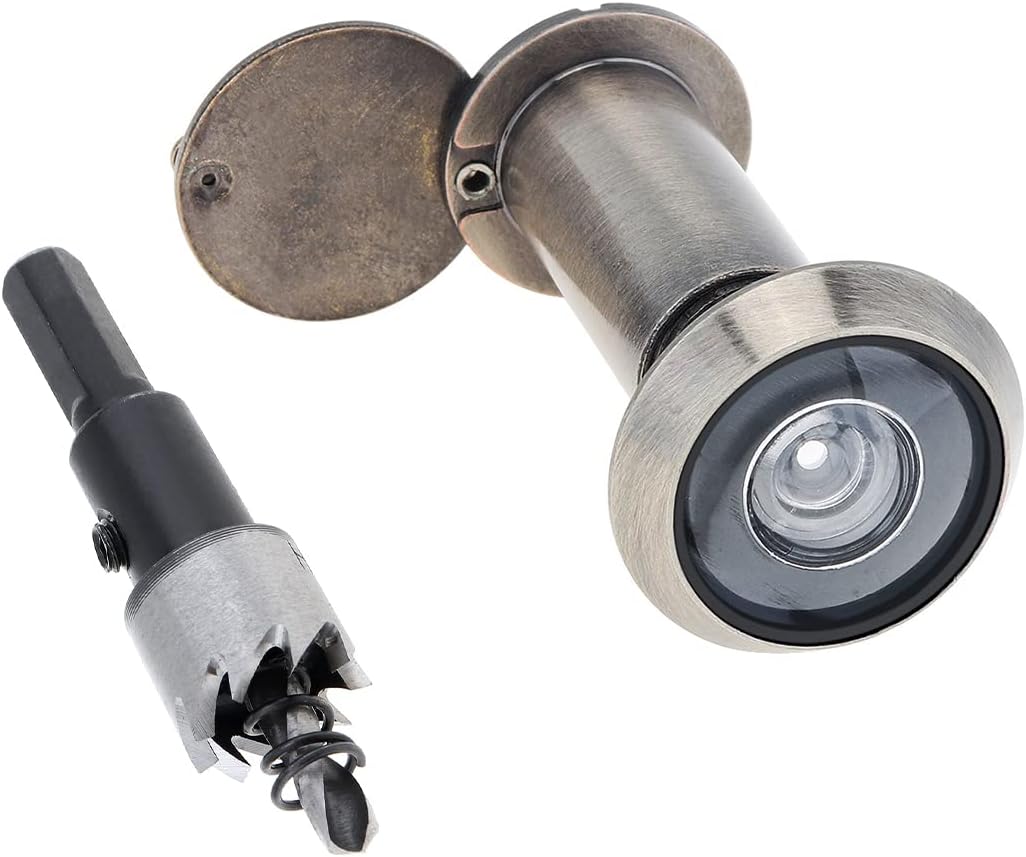 HOJLKLD Door Viewer Peephole, 200 Degree Door Viewer with 16mm/0.63inch ...