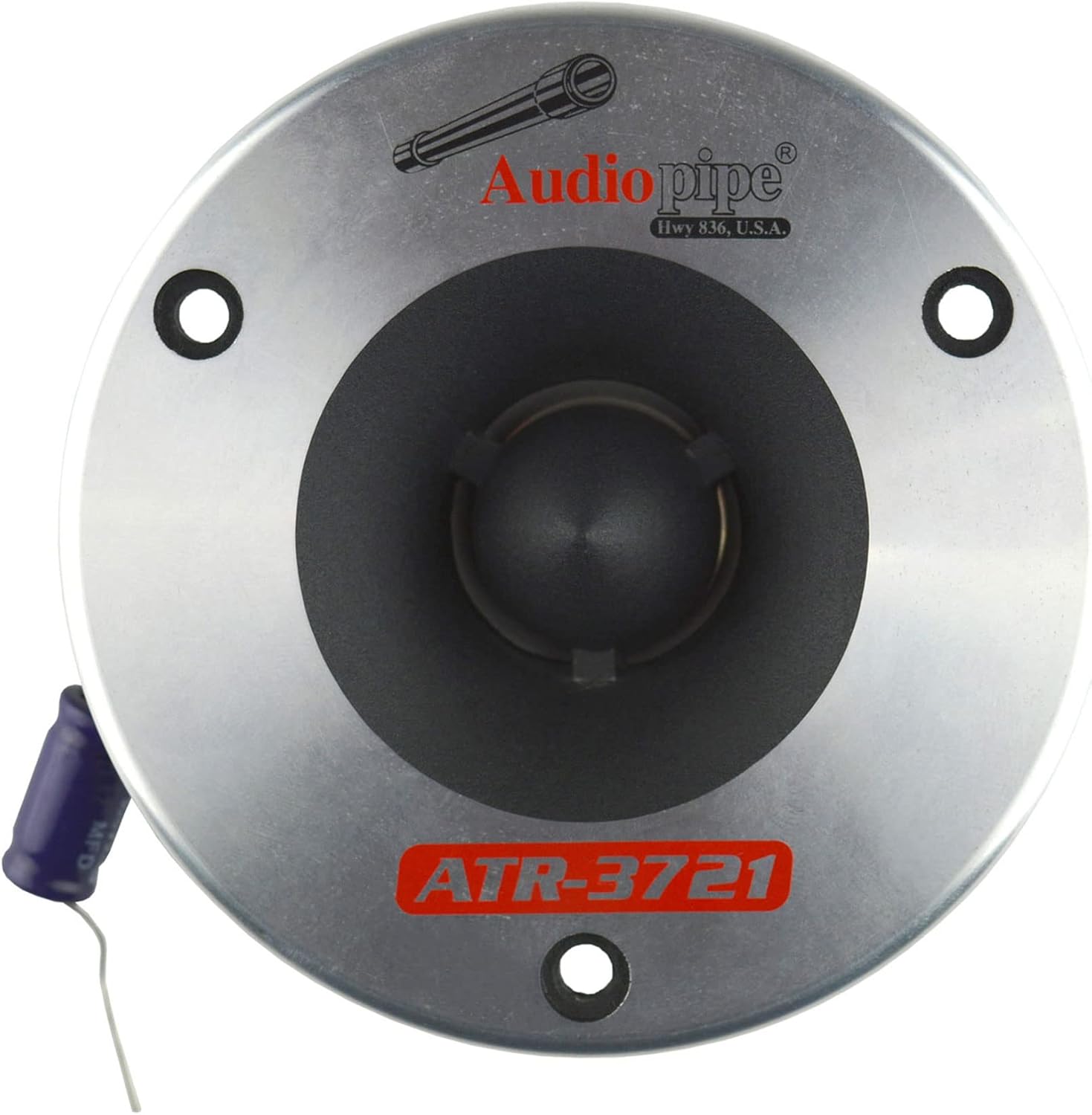 Buy Audiopipe ATR-3721 350 Watt Max 3.75 Inch Aluminum Horn and 1 Inch ...