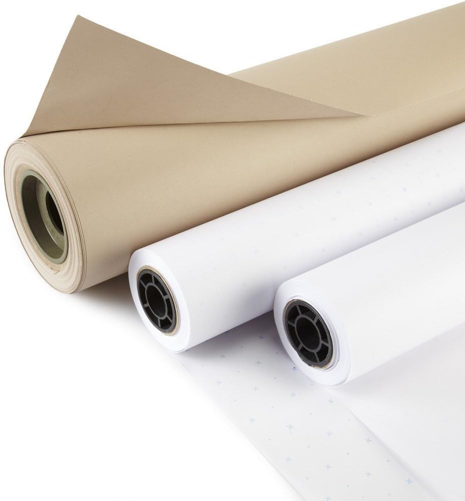 Amazon.com: 5 Yards Of Manila Pattern Paper (48in x 5yds) + 5 Yards of ...