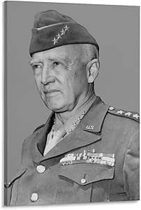 Amazon.com: THRU General George Patton Poster Art Poster Painting ...