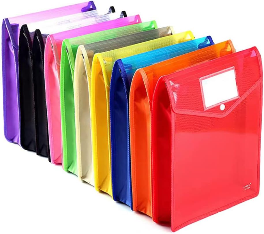 Amazon Basics Hanging 6 Pocket File Folders - Multicolor : Amazon.com ...