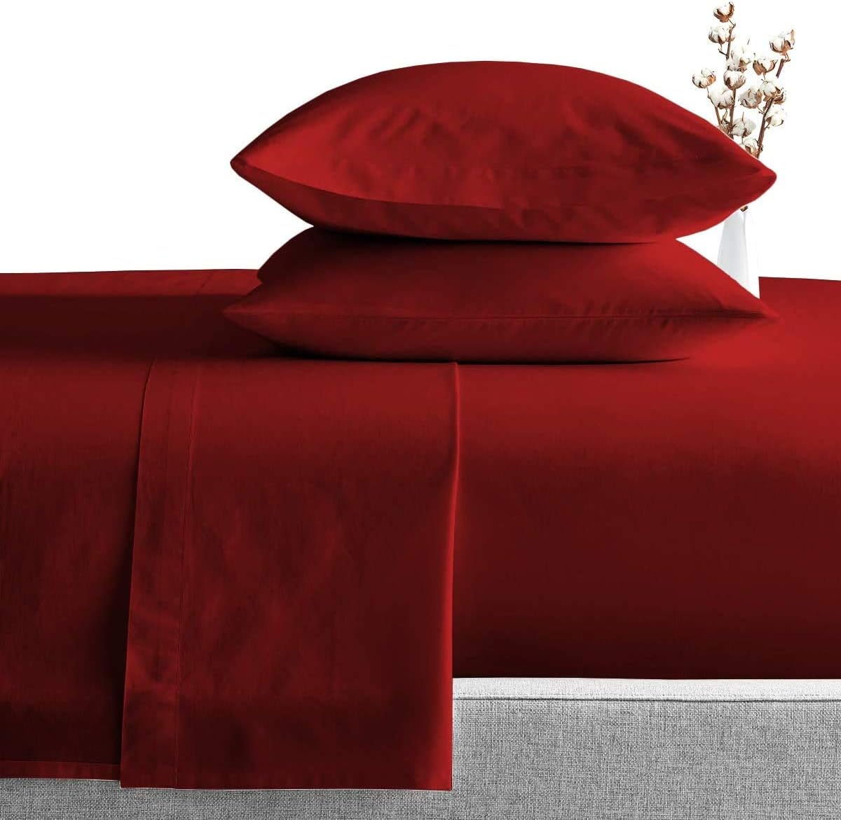 Amazon.com: BEDDING HOMES Egyptian Giza Cotton Sheets for Queen Size Bed - s Giza 4 Piece Sheet ...