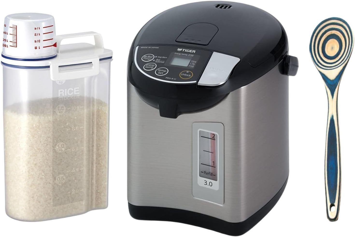 Amazon.com: Tiger PDU-A30U Electric Hot Water Boiler and Warmer (Black ...